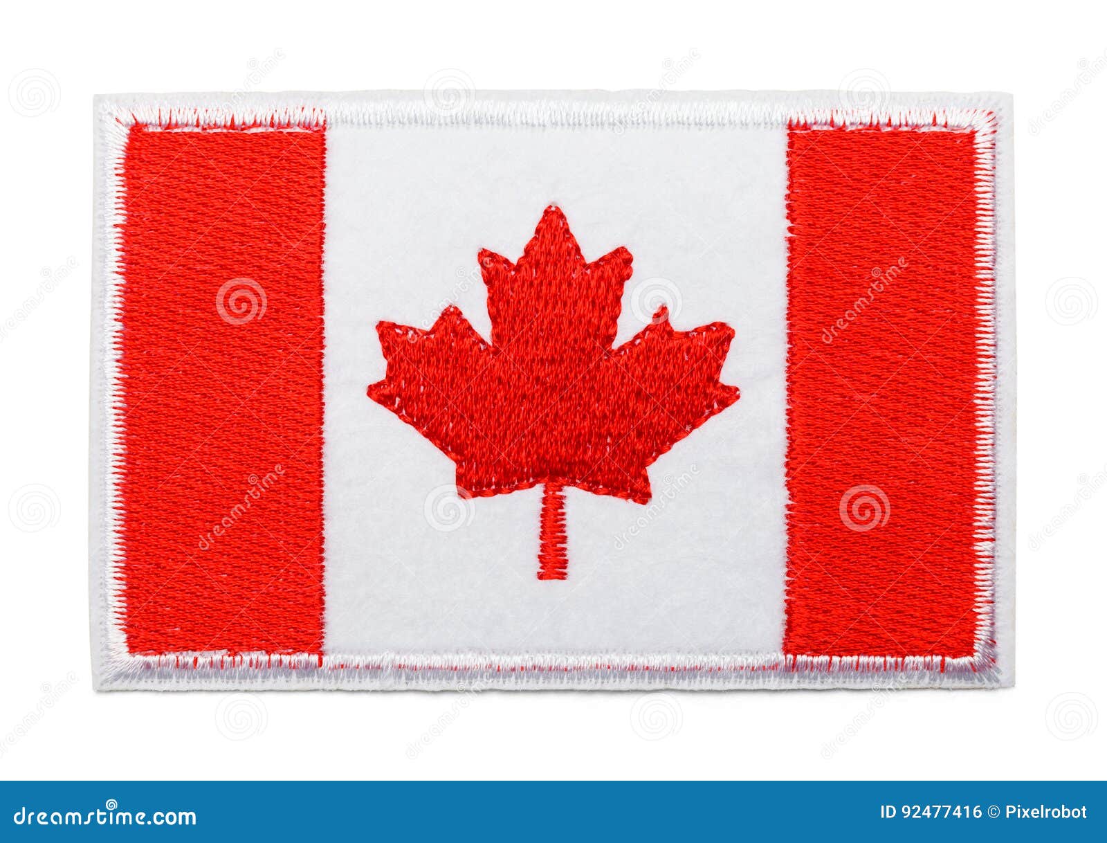 Canadian Flag Patch stock photo. Image of symbol, white - 92477416