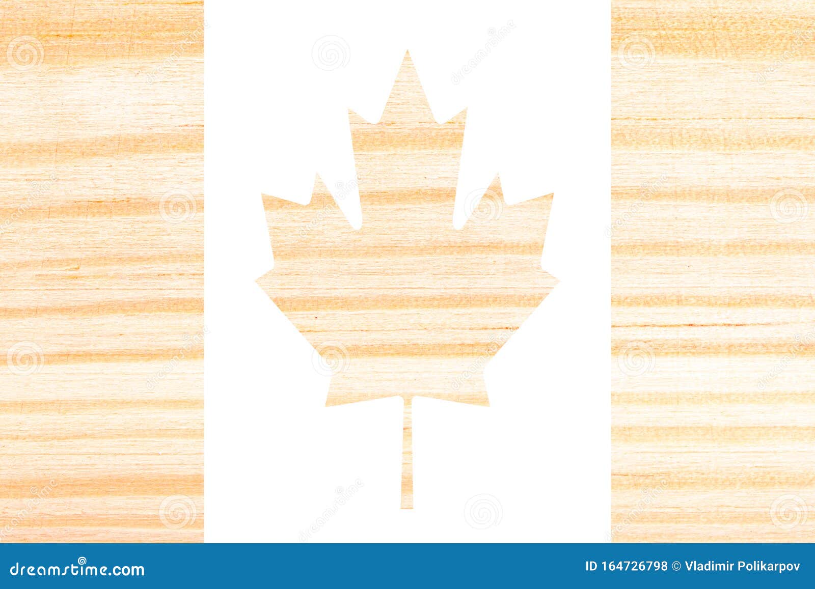 Canadian Flag with Texture. Template for Design Stock Photo - Image of ...