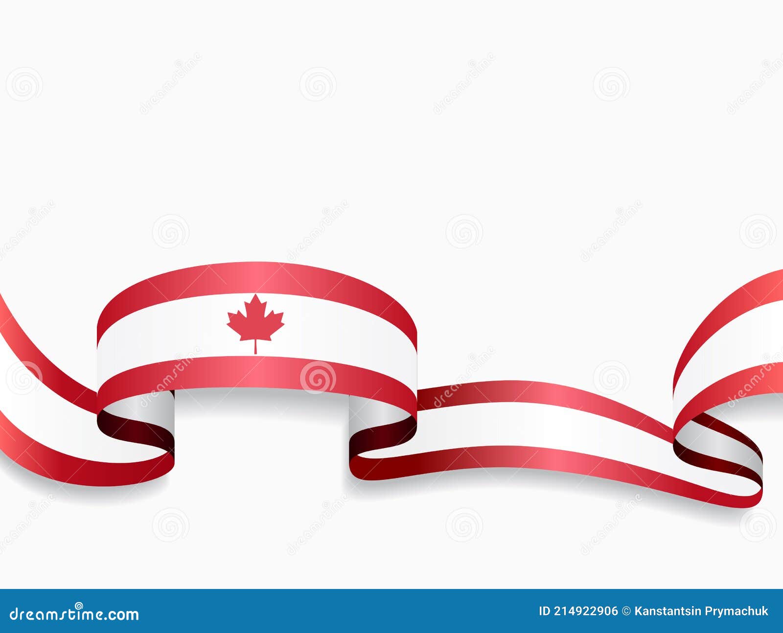 Canadian Flag Wavy Abstract Background. Vector Illustration. Stock ...