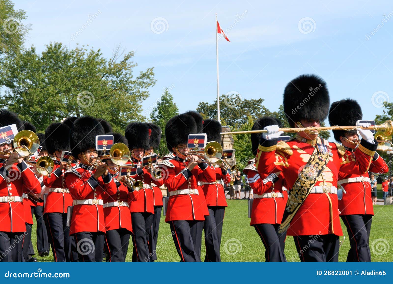 Canadian Grenadier Guards on Parade in Ottawa, Canada Editorial Photo ...