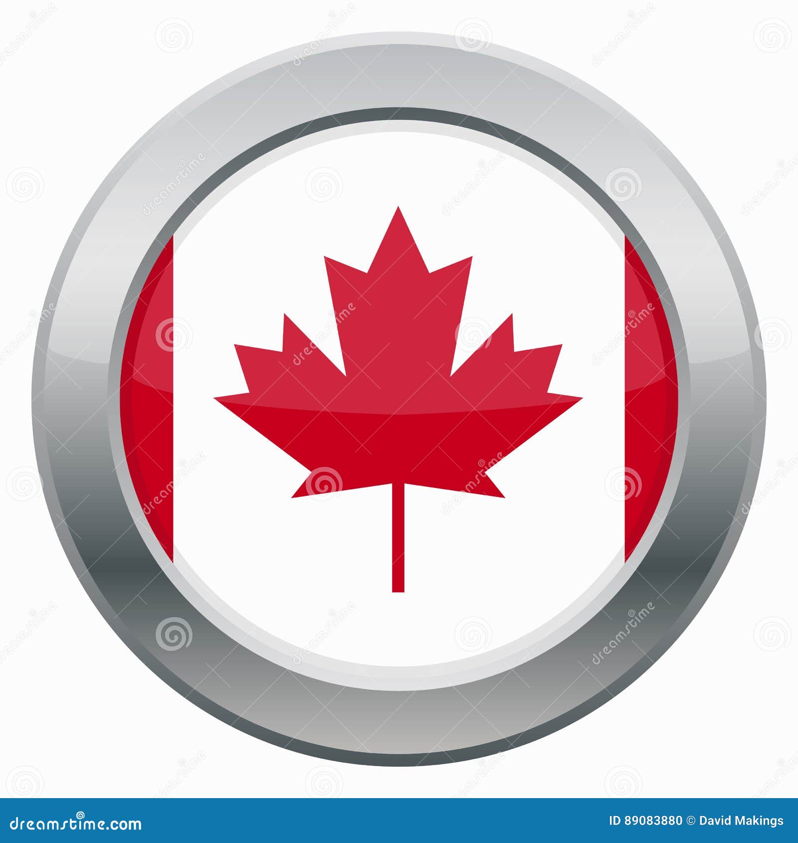 Canadian Icon stock illustration. Illustration of icon - 89083880