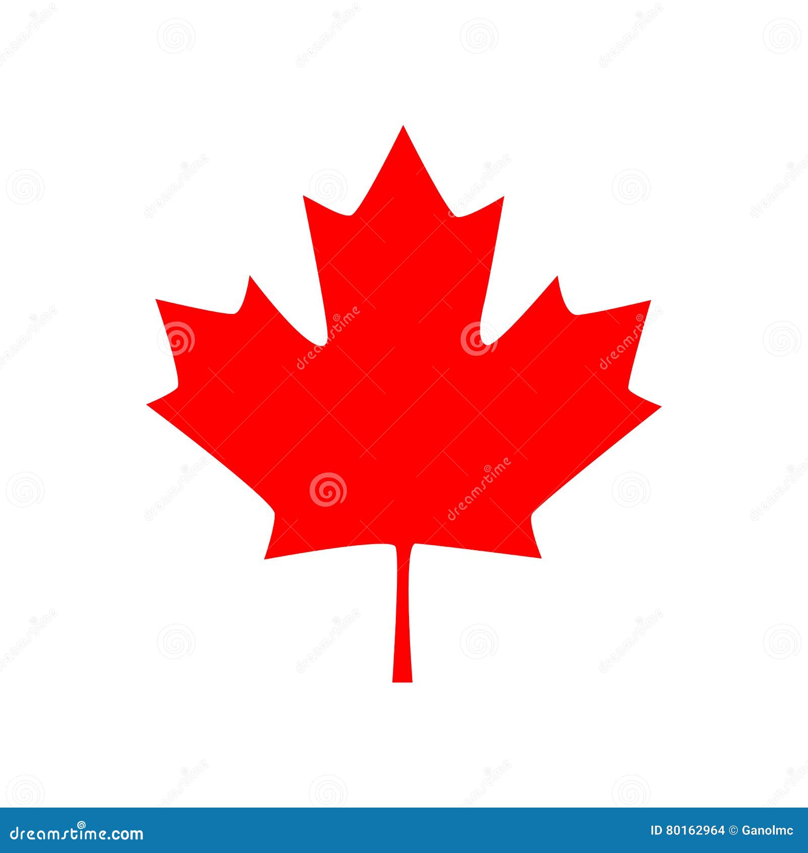 Canadian Maple Leaf Icon. Vector Illustration Stock Vector ...