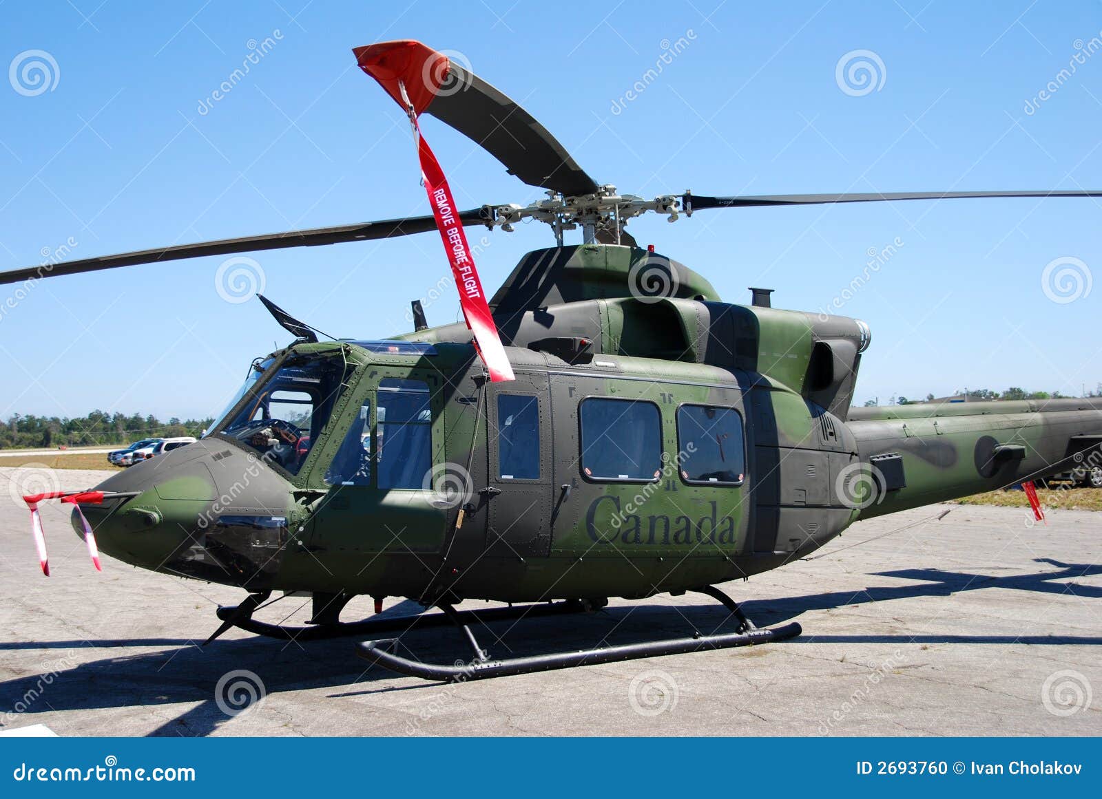 Canadian Military Helicopter Stock Photo - Image of canadian, wartime ...