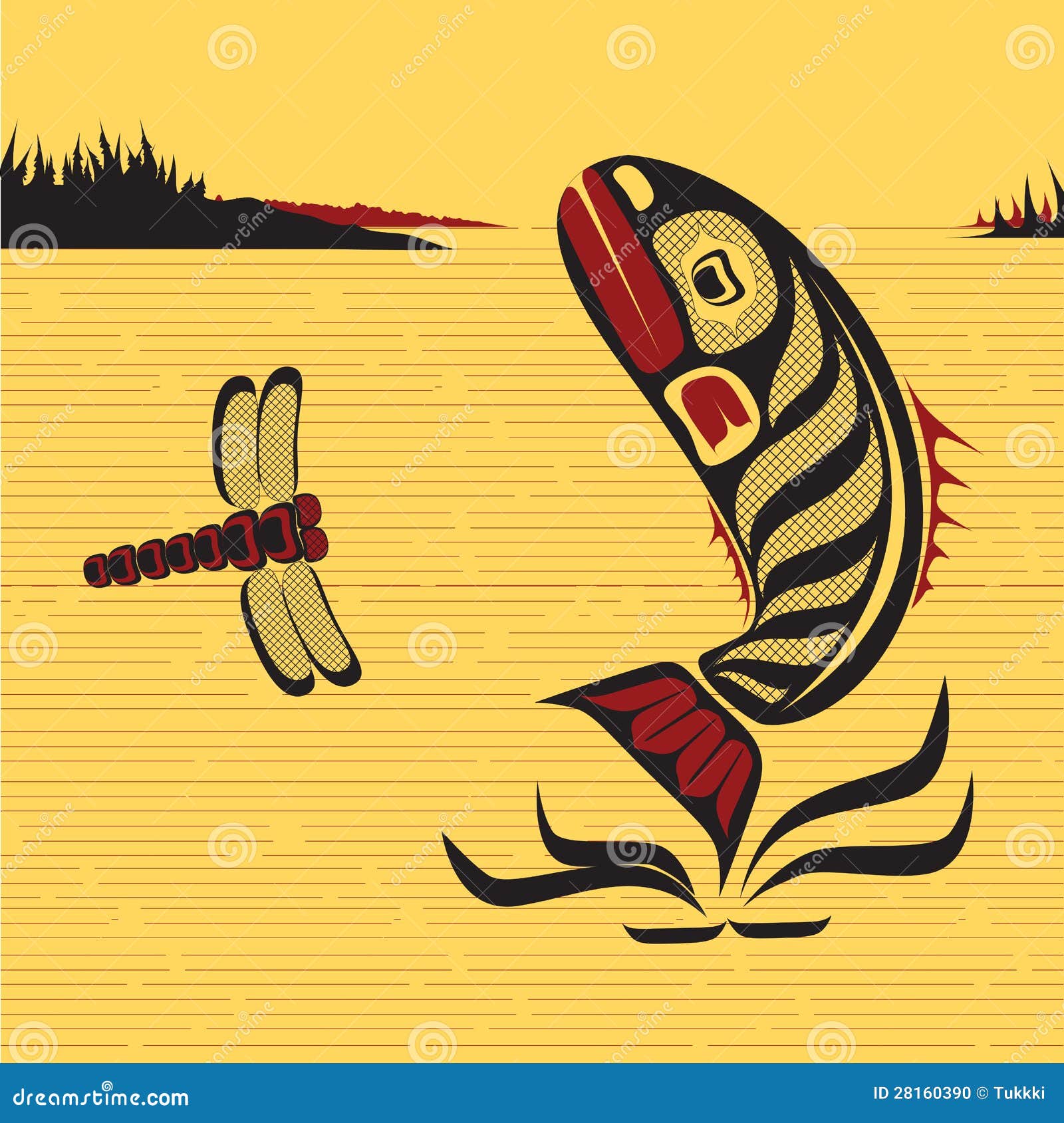 Native American Art Fish