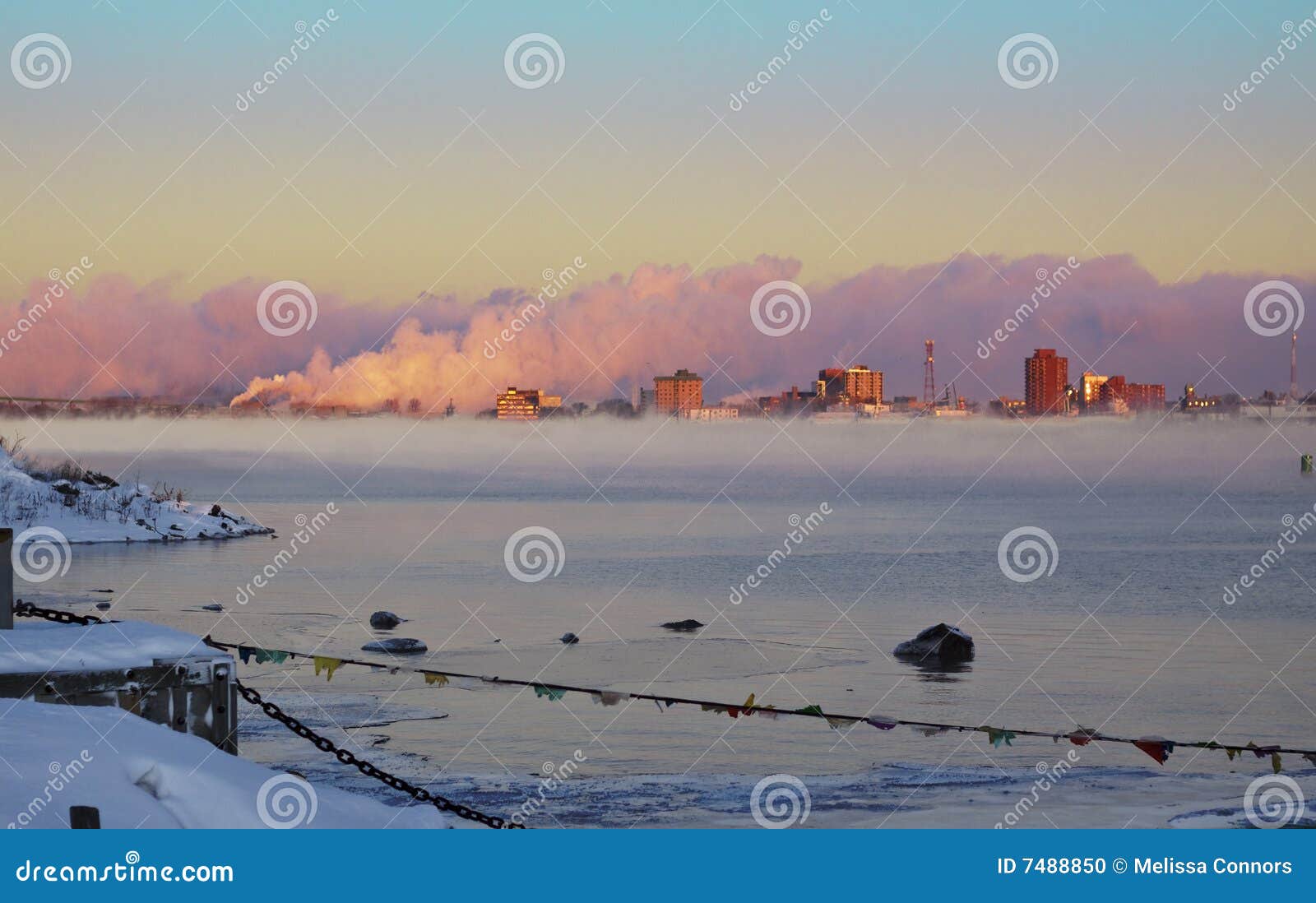 Canadian Paper Factory stock photo. Image of pollution - 7488850