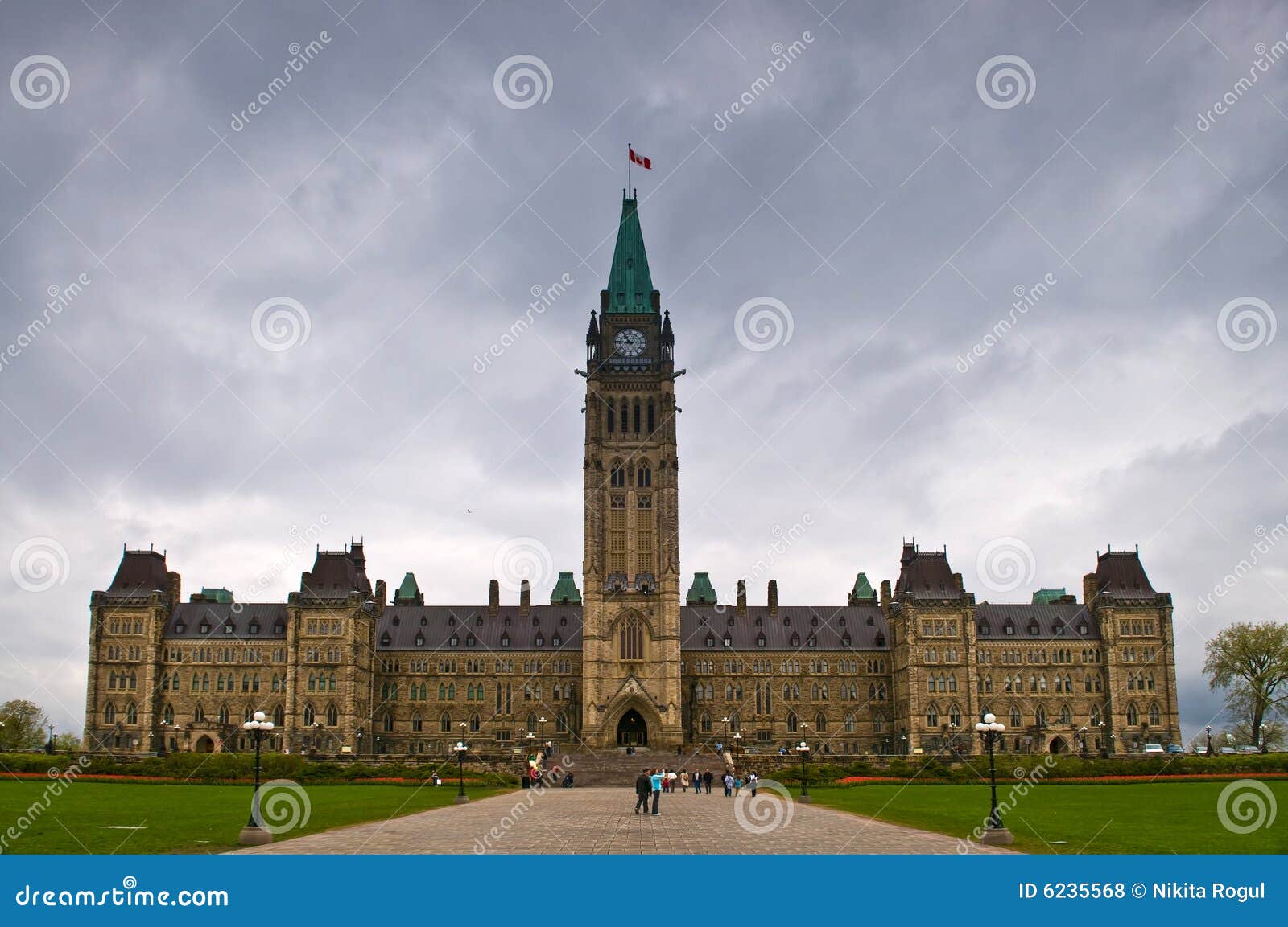 Canadian parliament editorial stock photo. Image of castle - 6235568