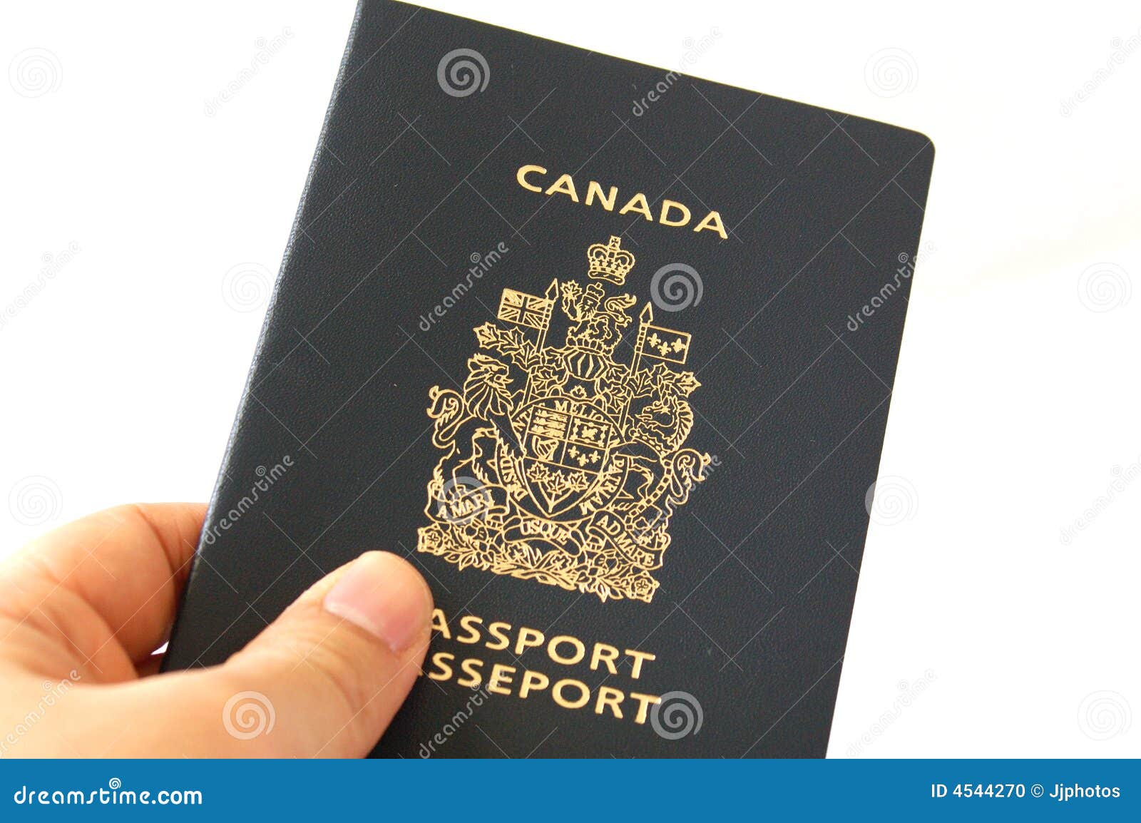 Canadian Passport with White Background Stock Photo - Image of passport ...
