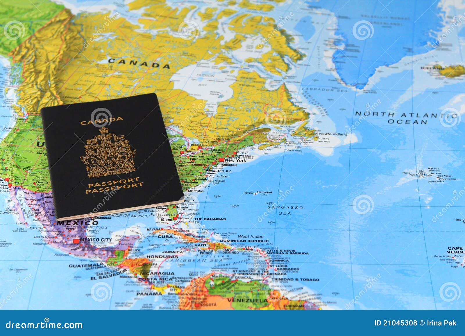 World Map With Distance Scale