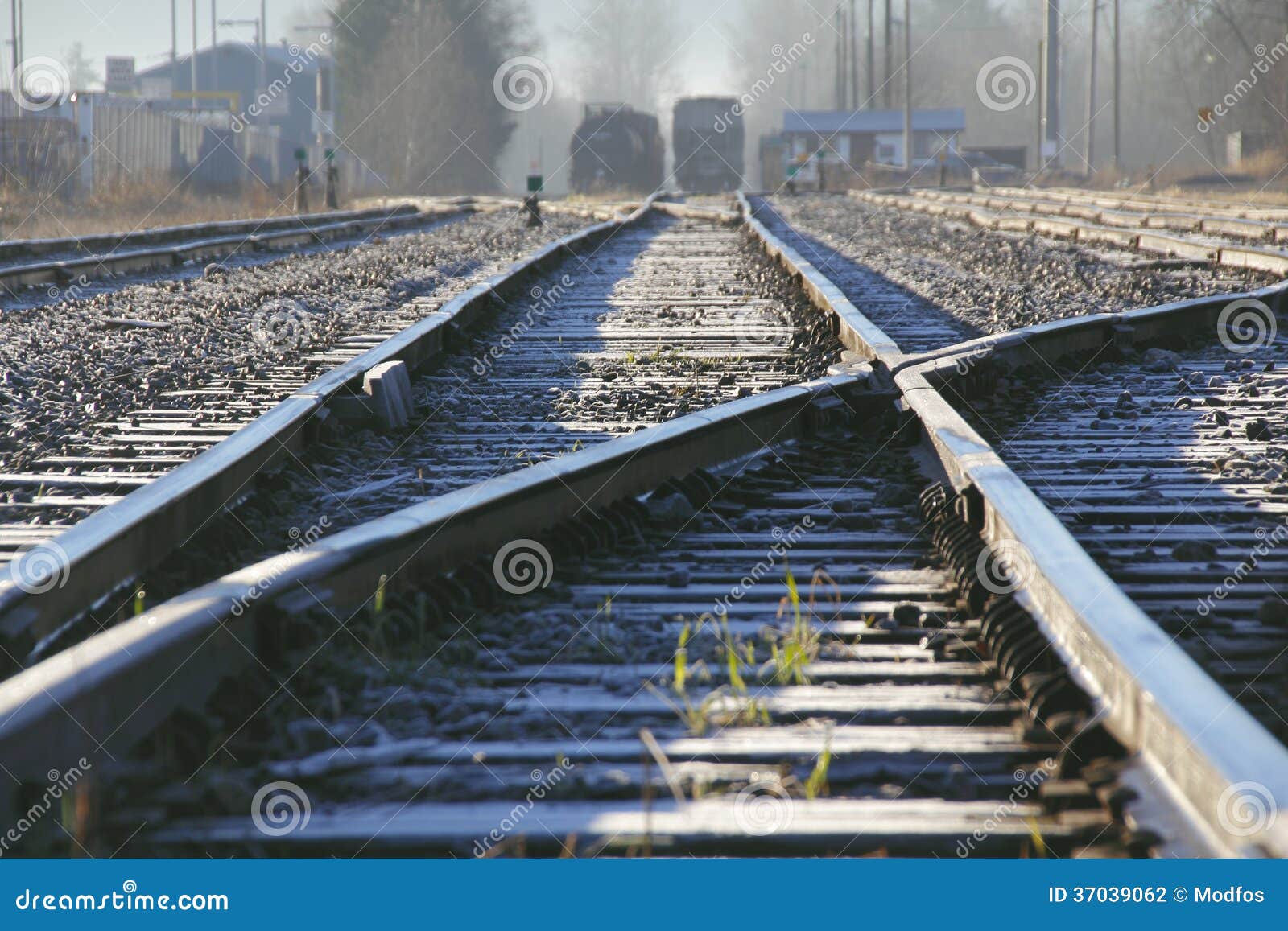 Canadian Rail Yard stock photo. Image of columbia, industrial - 37039062