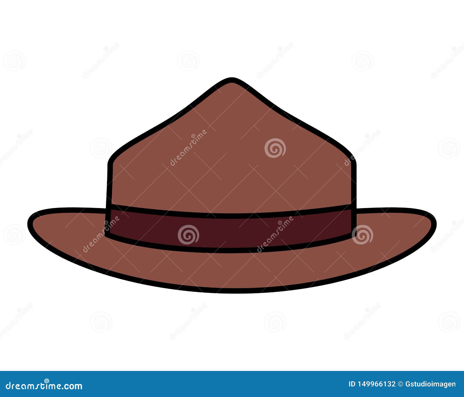 Canadian Ranger Hat Uniform Icon Stock de ilustración - Ilustración de ...