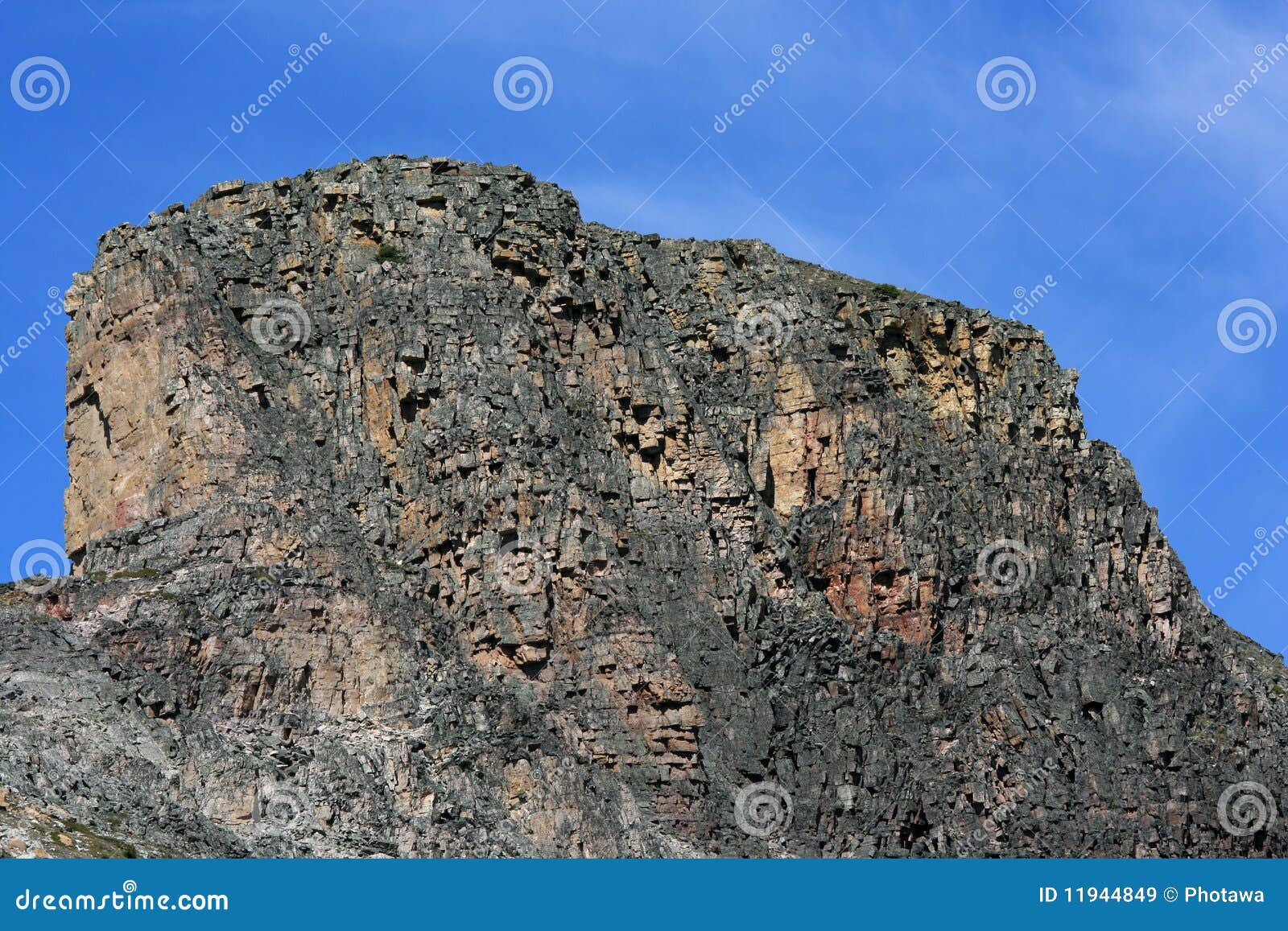 Canadian Rockies Crumble stock image. Image of blocks - 11944849