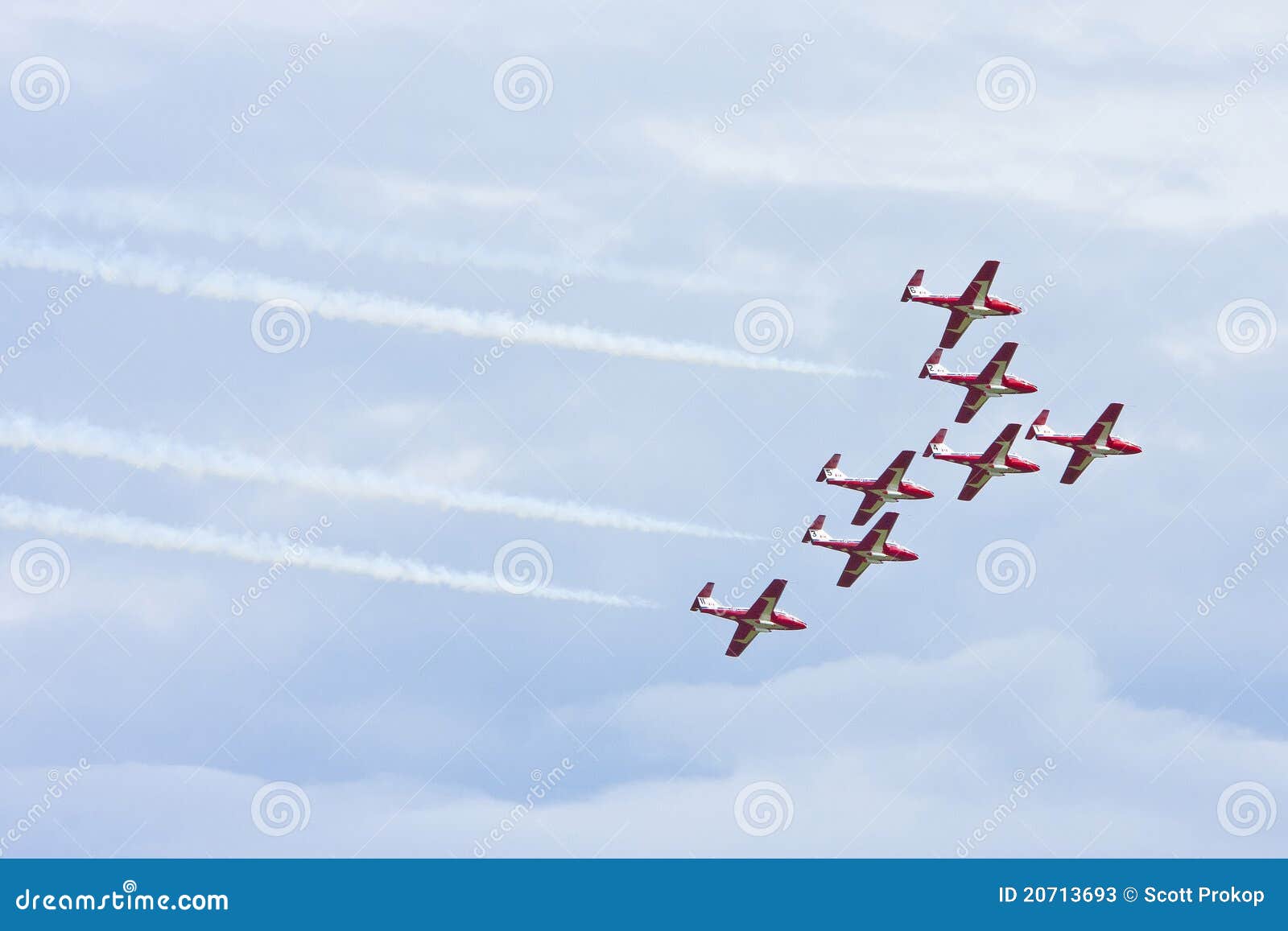 Canadian Snowbirds Aerobatic Team Editorial Stock Photo - Image of ...