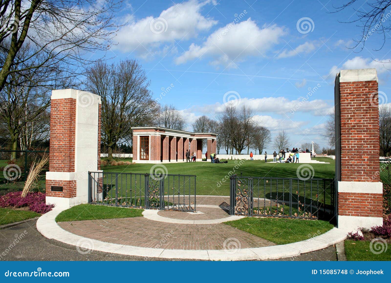 Canadian War Cemetery Groesbeek Stock Photo - Image of memorial, fallen ...