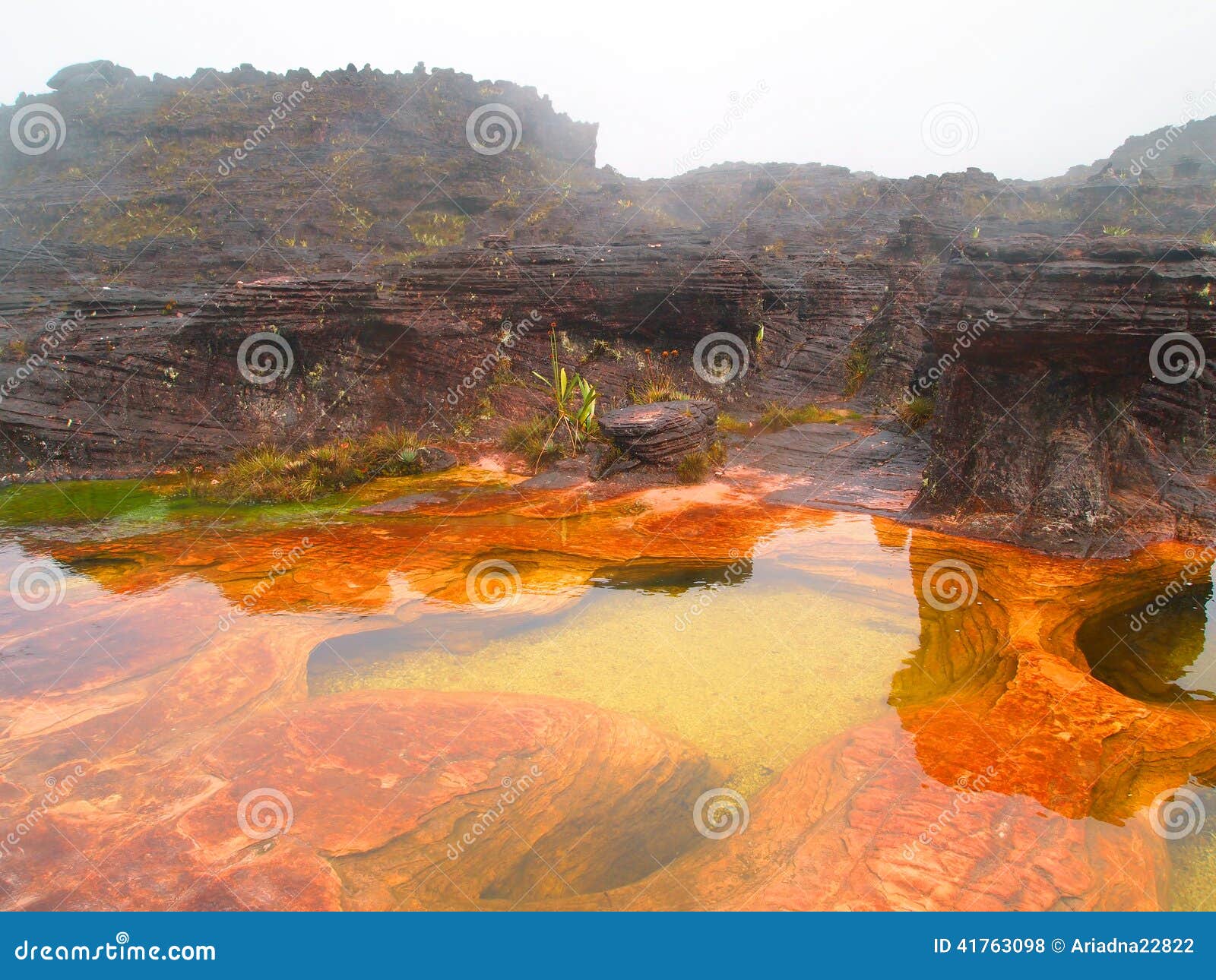 Canaima Park Narodowy Wenezuela Zdjęcie Stock - Obraz złożonej z kolor ...
