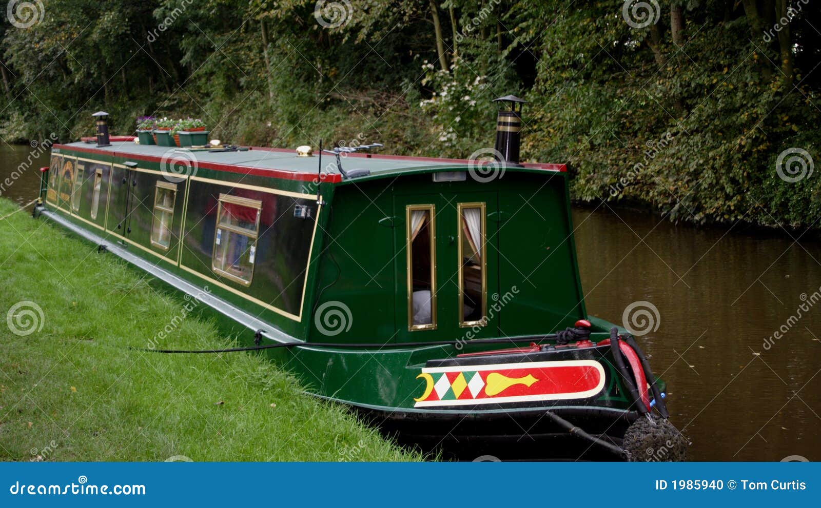 Canal Boat stock photo. Image of britain, canal, colour - 1985940