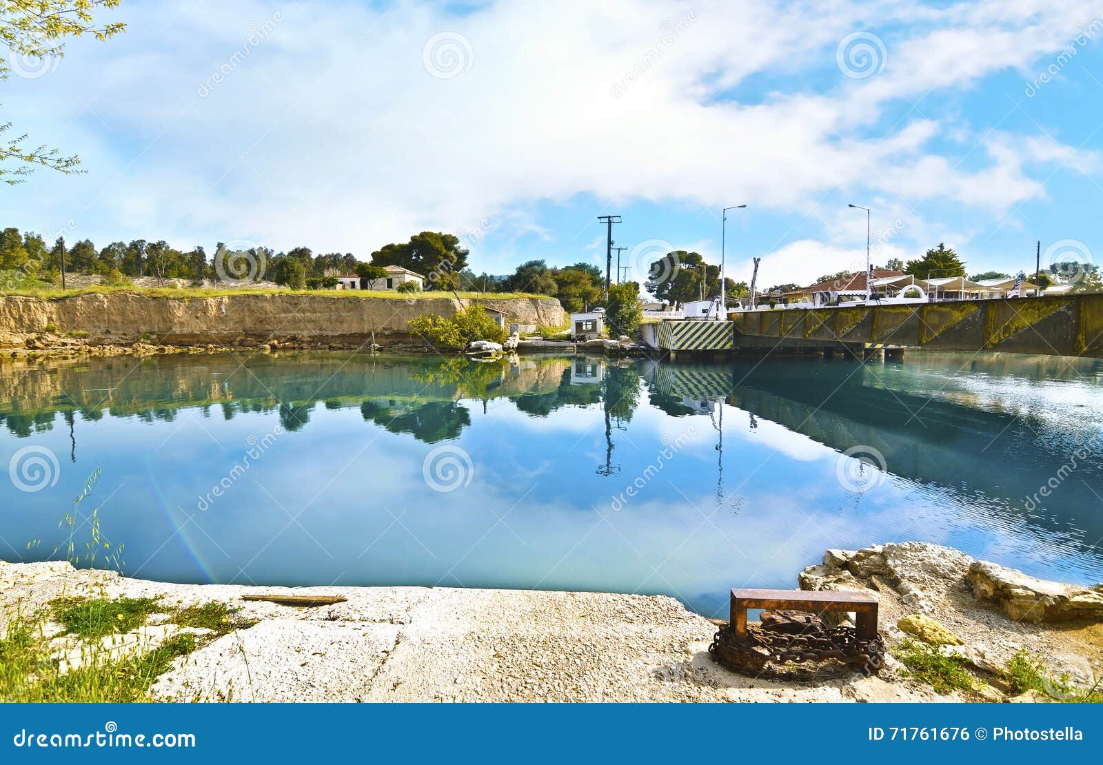Canal De Corinto - Istmo Grecia De Corinto Foto de archivo - Imagen de ...
