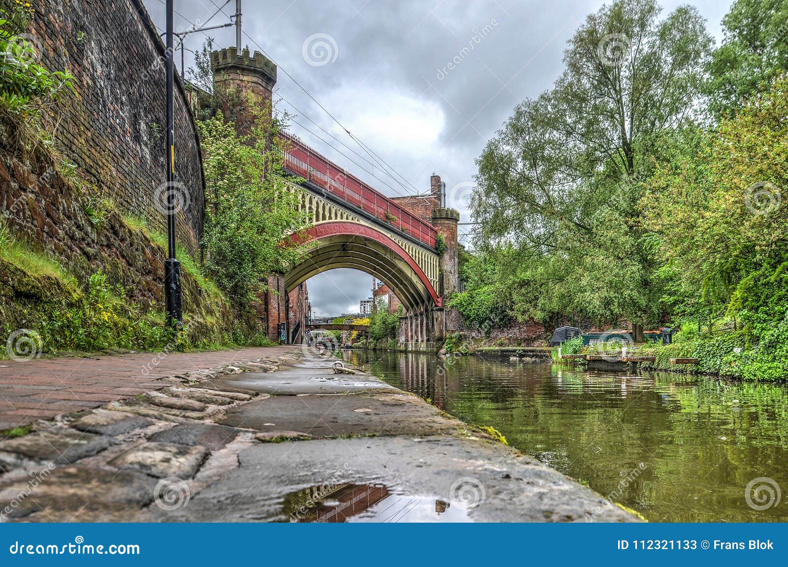 Canal De Rochdale Em Manchester, Inglaterra Imagem de Stock - Imagem de ...