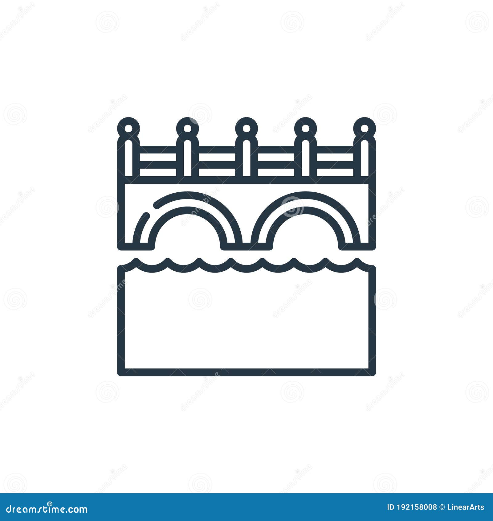 Canal Icon Vector from Holland Concept. Thin Line Illustration of Canal ...