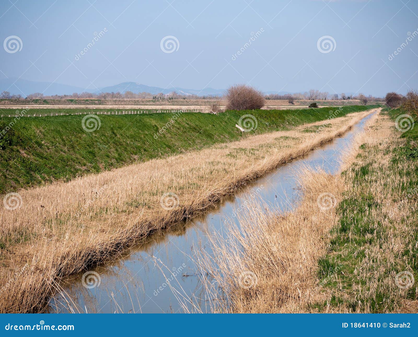 Canal, irrigation channel stock photo. Image of canal - 18641410