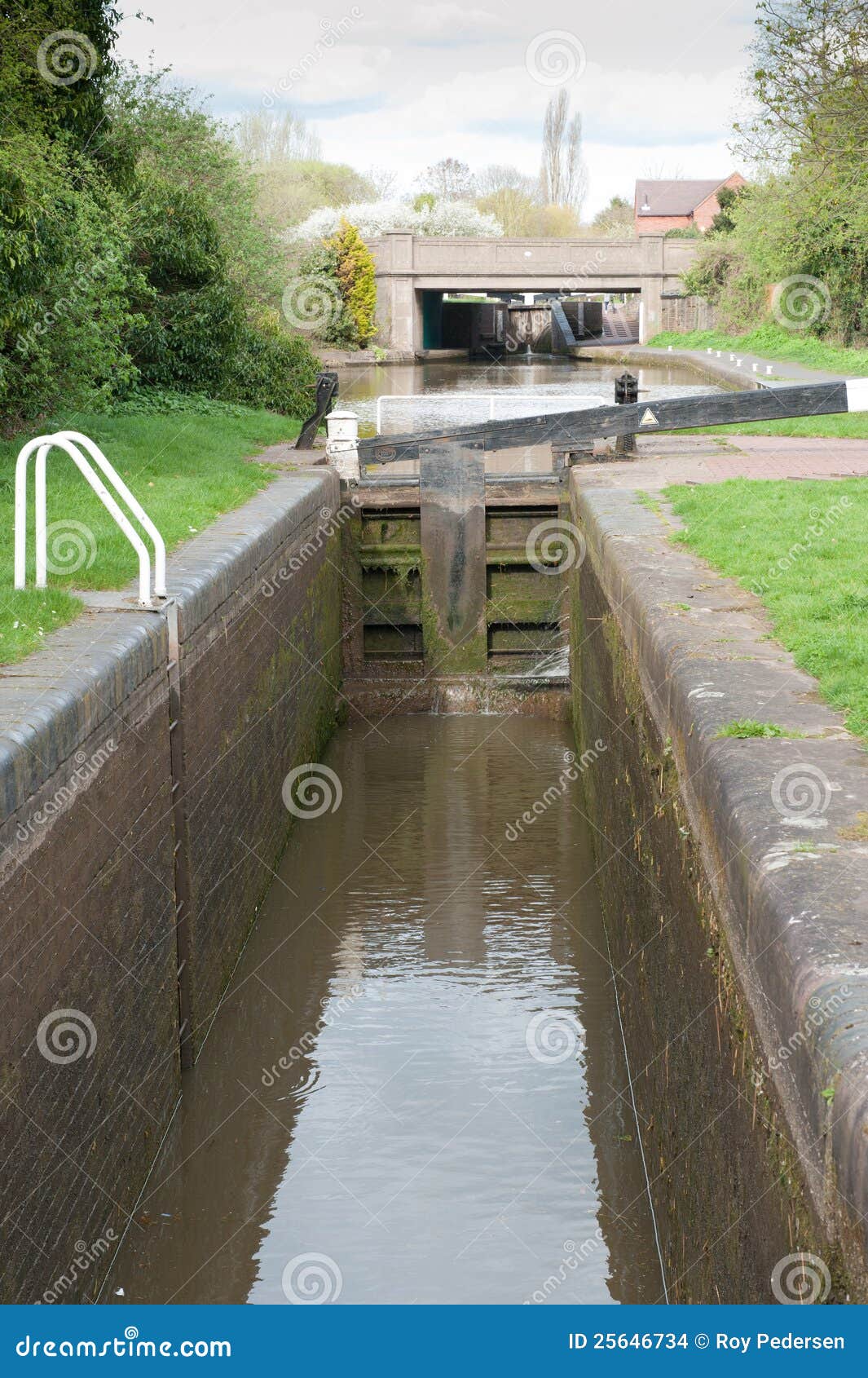 Canal Lock stock photo. Image of gate, lever, scenic - 25646734