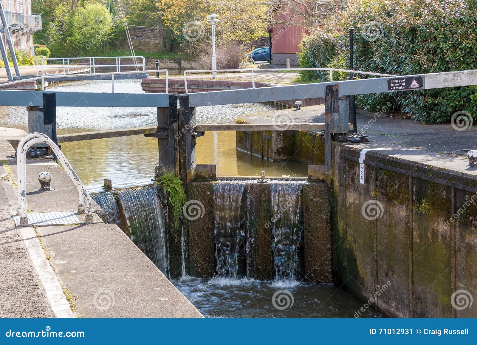Canal Lock stock image. Image of tardebigge, gates, avon - 71012931