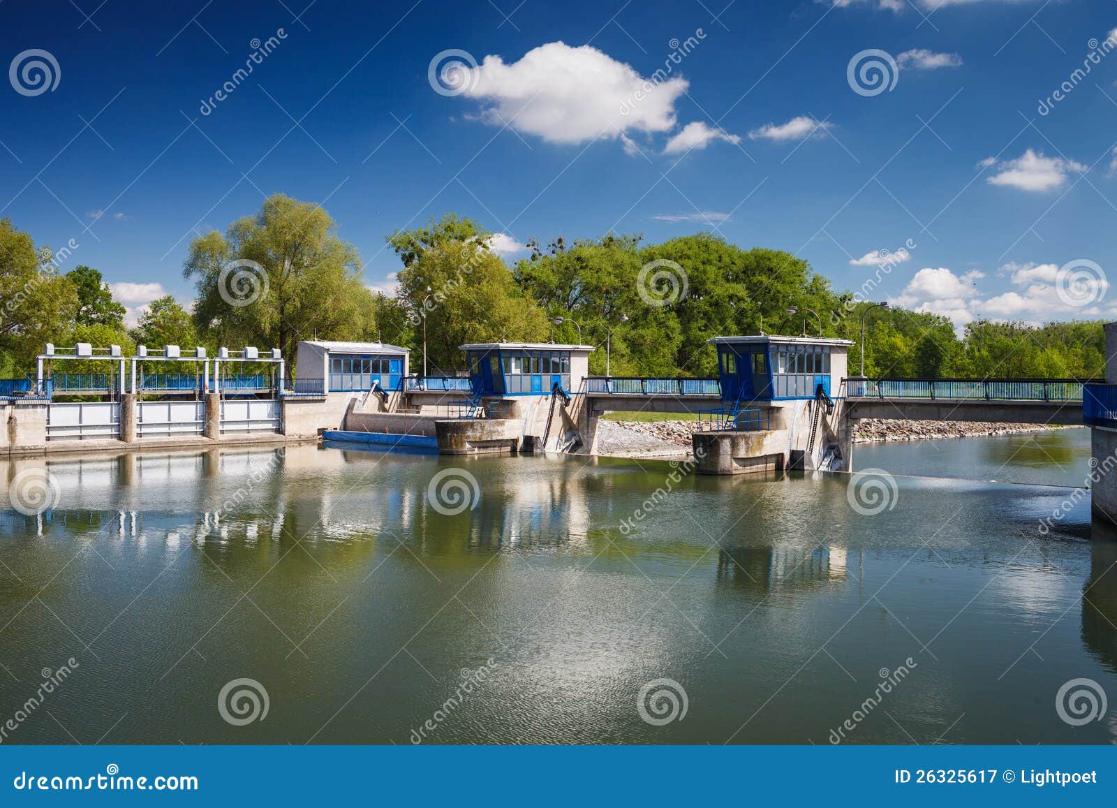 Canal Lock Mechanism. Stock Photography | CartoonDealer.com #229473392