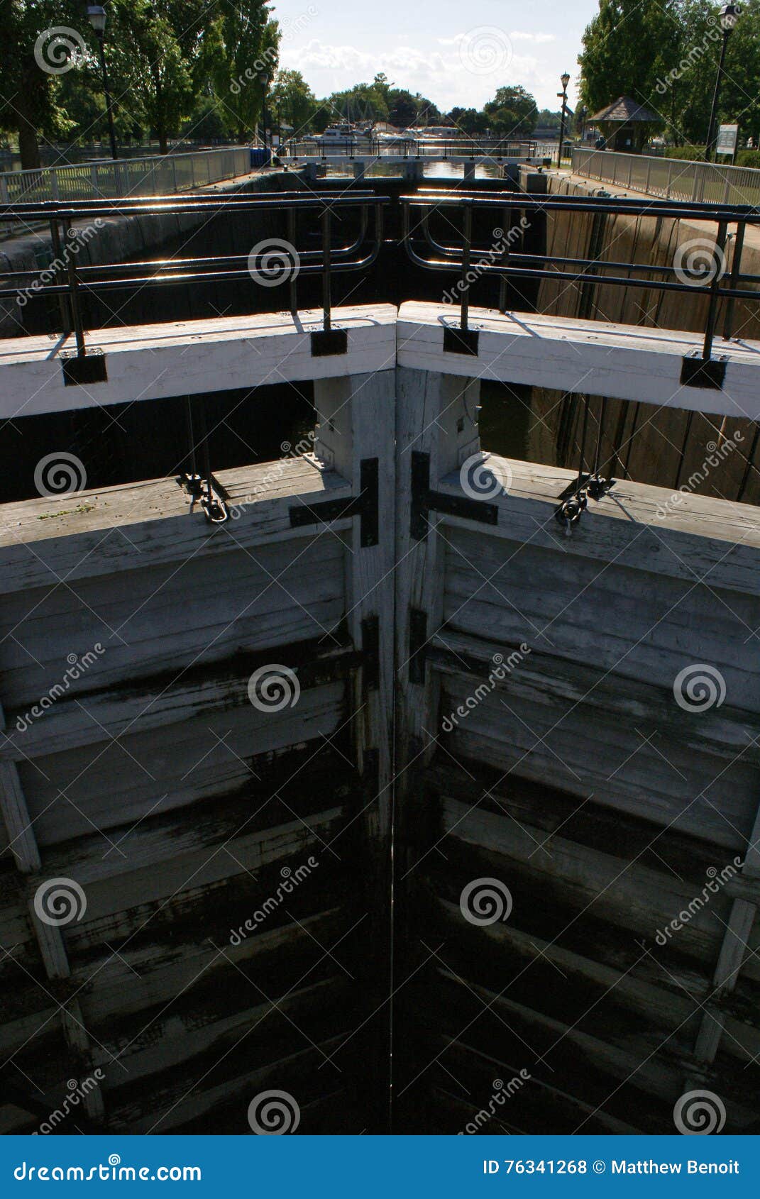 Canal Lock Station stock photo. Image of outdoor, ship - 76341268