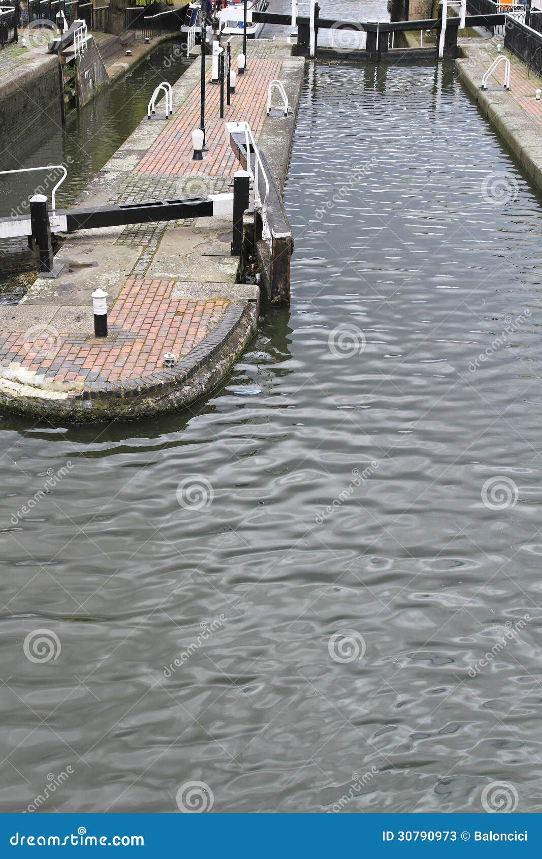 Canal lock stock image. Image of river, london, chamber - 30790973