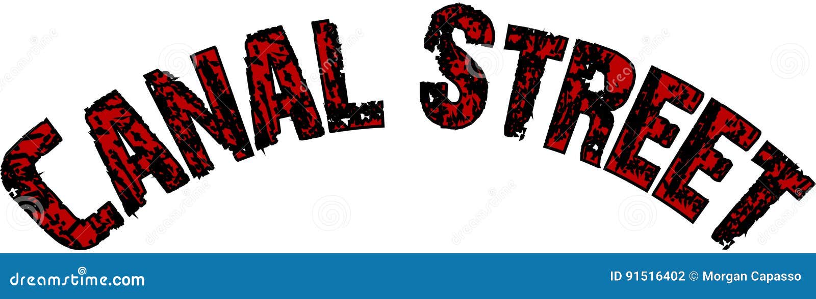 Canal Street sign stock illustration. Illustration of background - 91516402
