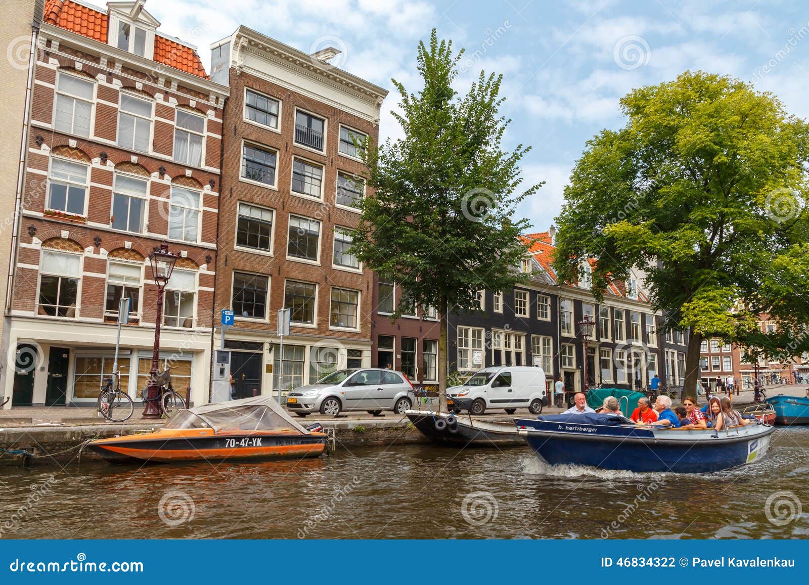 Canales de Amsterdam fotografía editorial. Imagen de herencia - 46834322