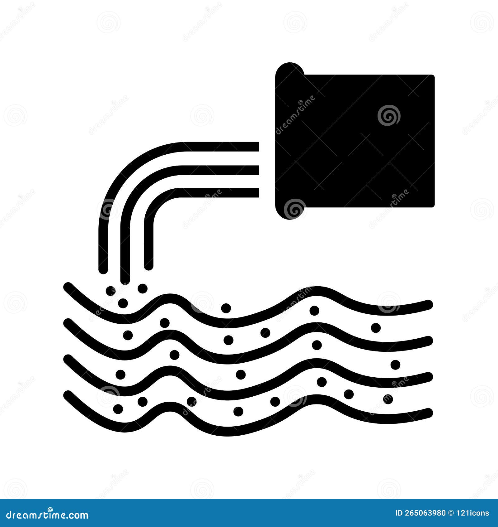 Materials Flow Line Icons Collection. Suppy, Movement, Circulation ...