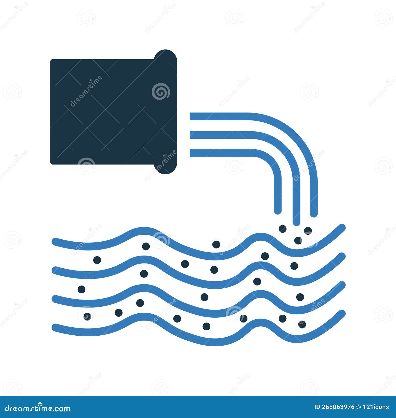 Materials Flow Line Icons Collection. Suppy, Movement, Circulation ...