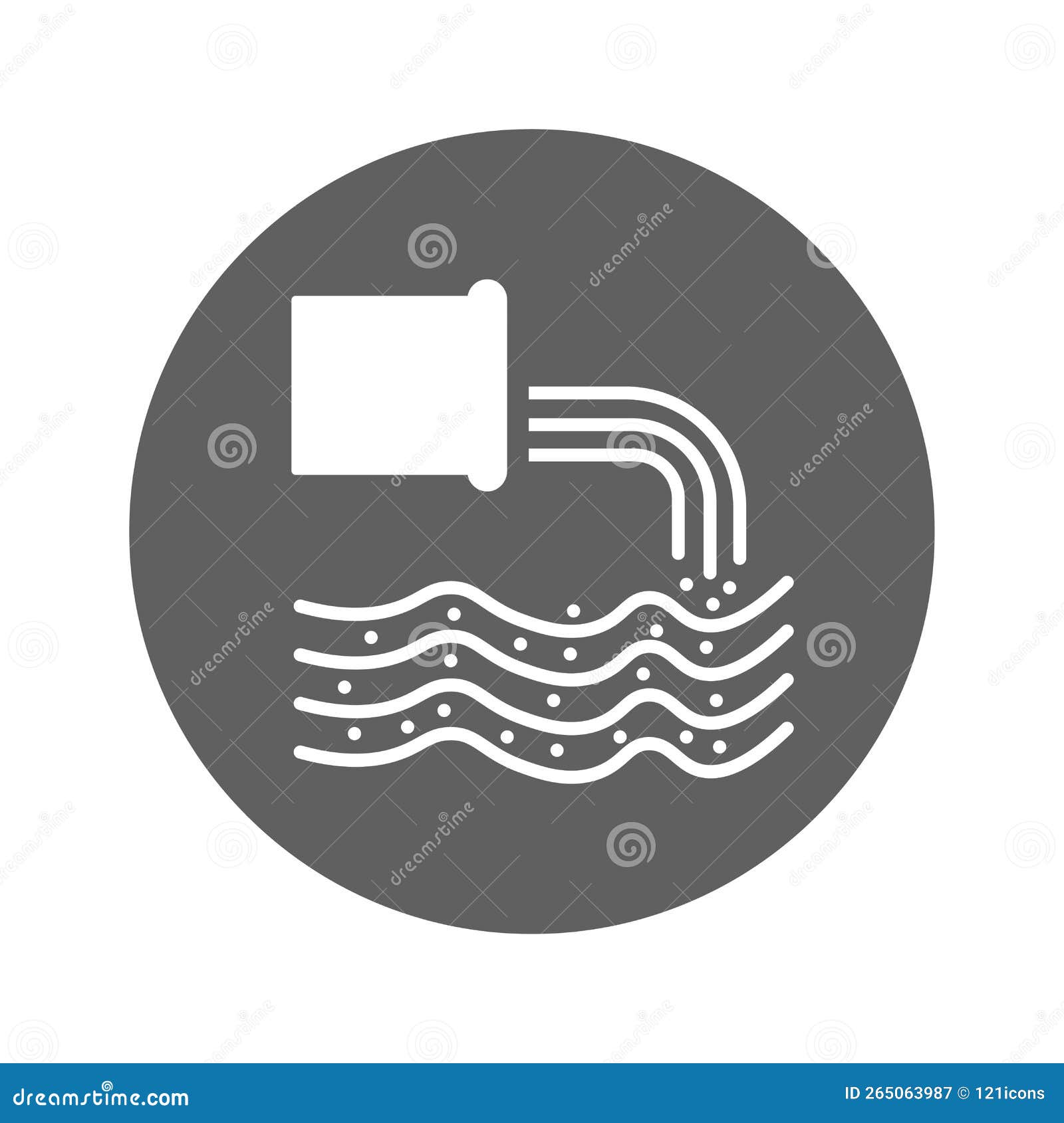 Materials Flow Line Icons Collection. Suppy, Movement, Circulation ...