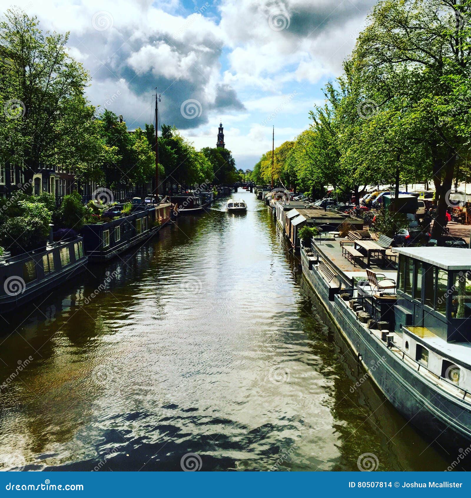 Canals of Amsterdam Netherlands Stock Photo - Image of netherlands ...
