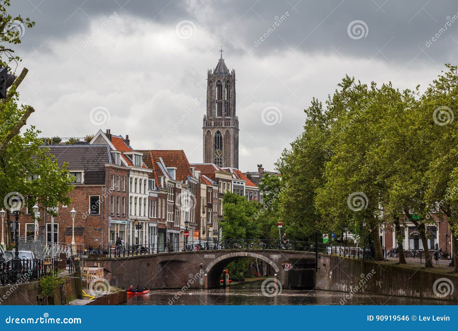 Canals and Bridges in Utrecht Editorial Photo - Image of beautiful ...