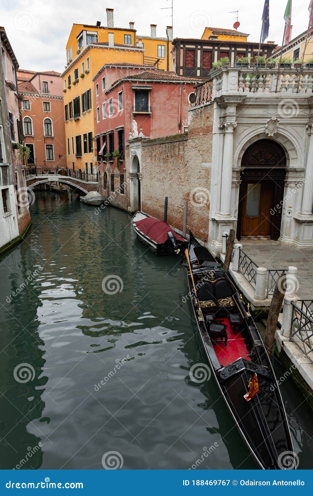 Canals of Venice during the Day in High Resolution, Vertical Stock ...