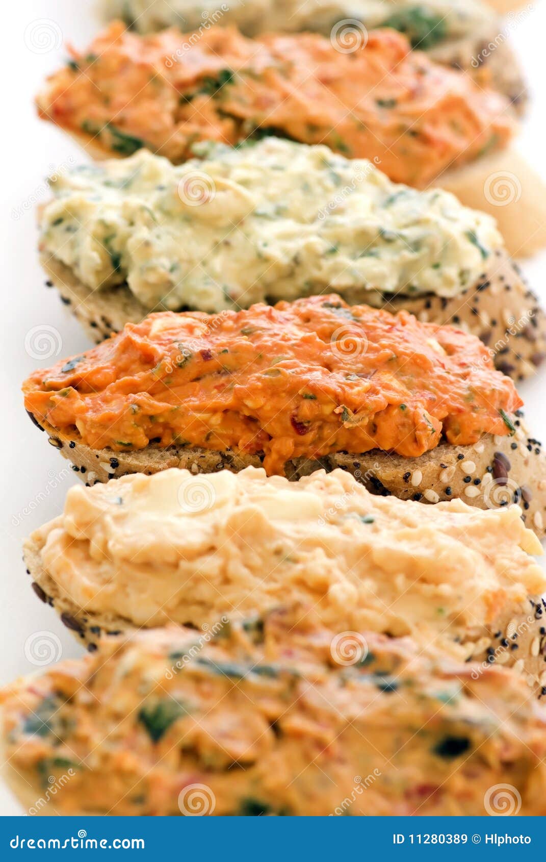 Canape stock image. Image of parsley, canape, fair, bread - 11280389