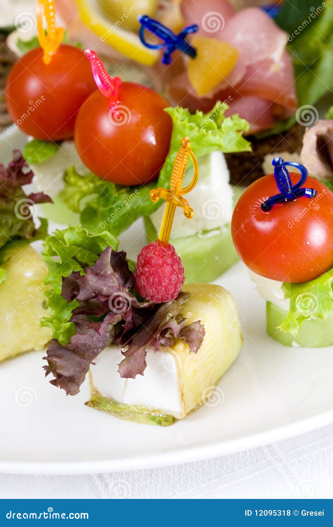 Canape stock photo. Image of food, portion, breast, restaurant - 12095318