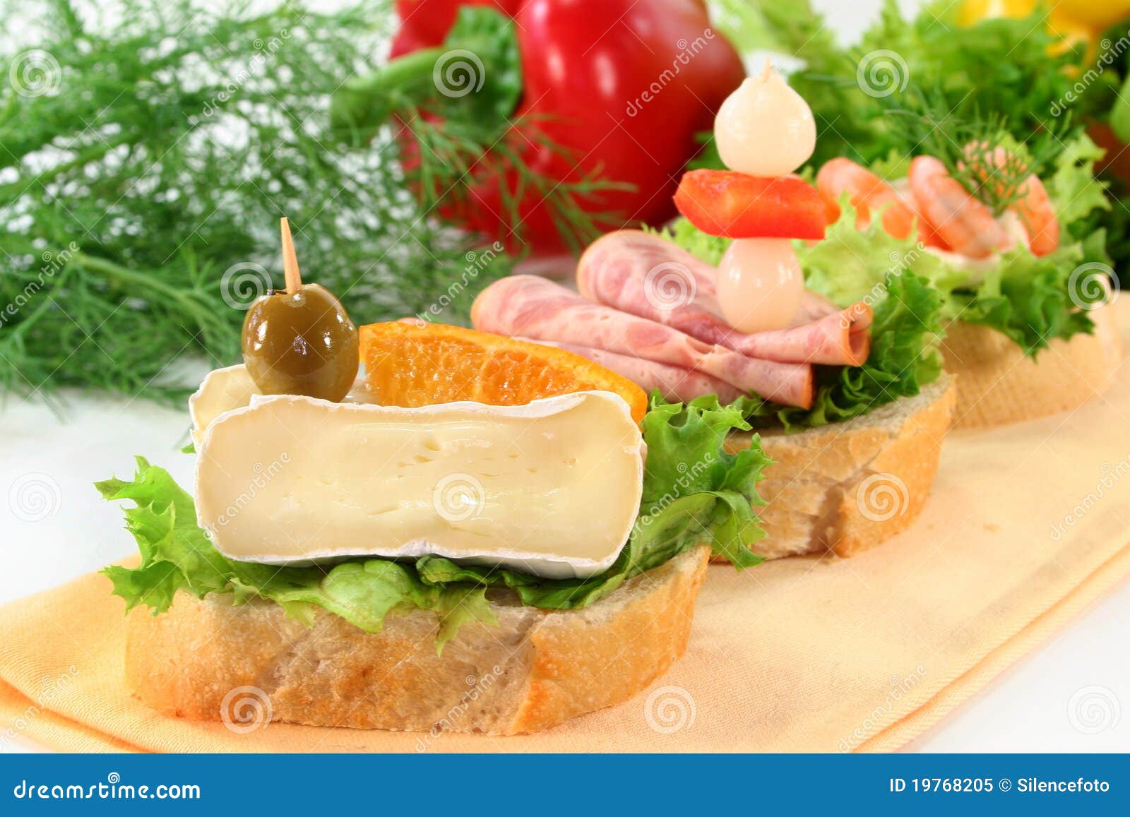 Canape stock image. Image of canape, decorating, oeuvres - 19768205