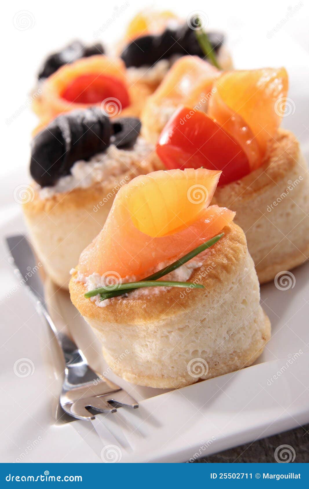 Canape stock image. Image of olive, starter, canape, pastry - 25502711
