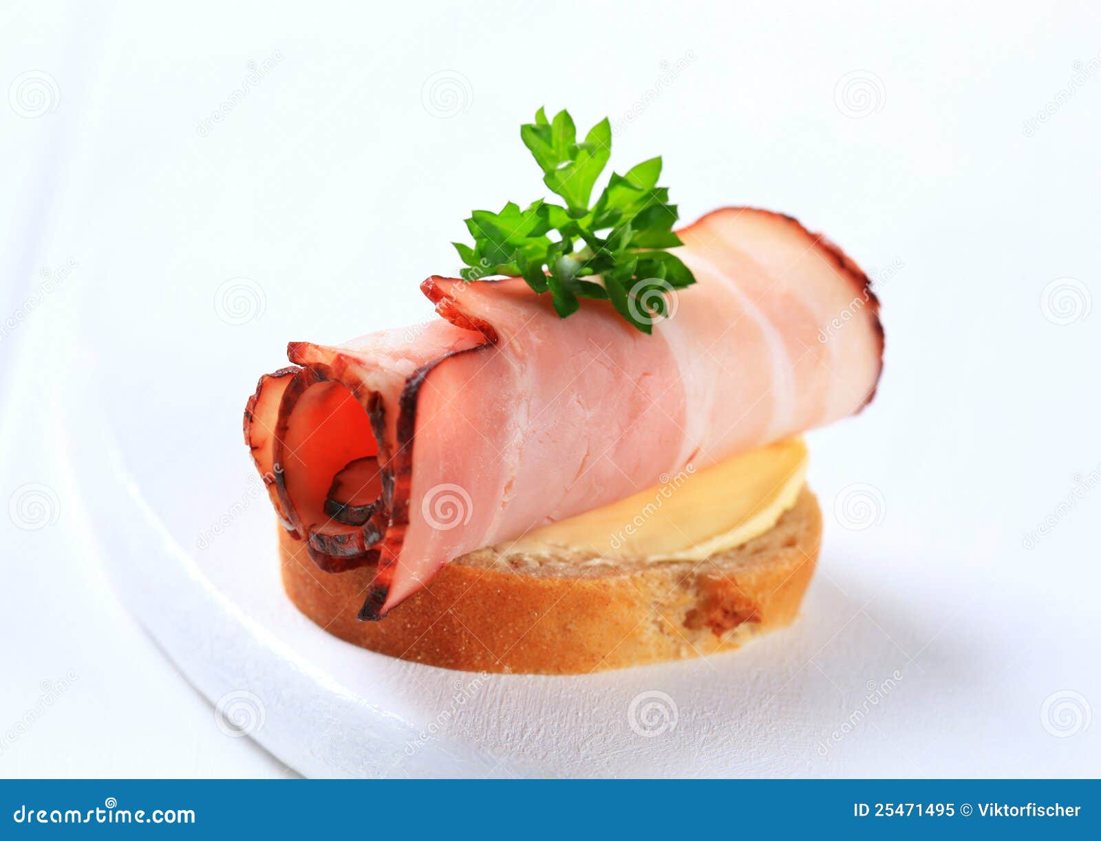 Canape Della Pancetta Affumicata Immagine Stock - Immagine di divano ...