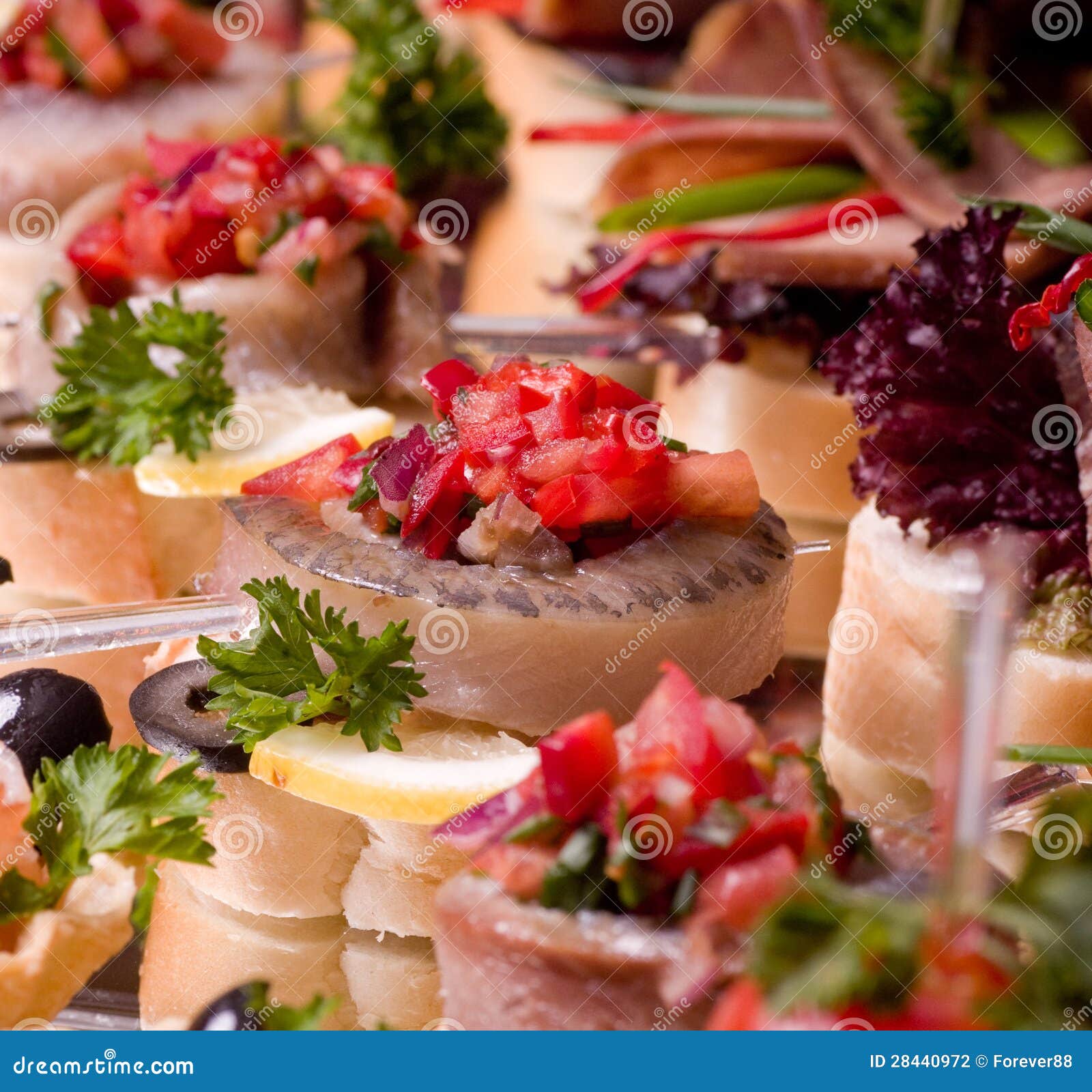 Canape for an event party stock photo. Image of event - 28440972