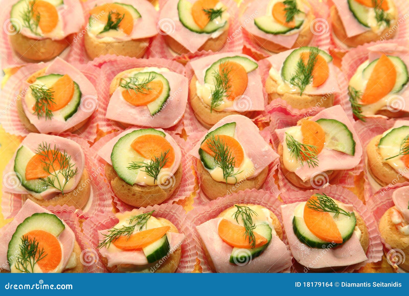Canape food stock photo. Image of portion, canape, party - 18179164