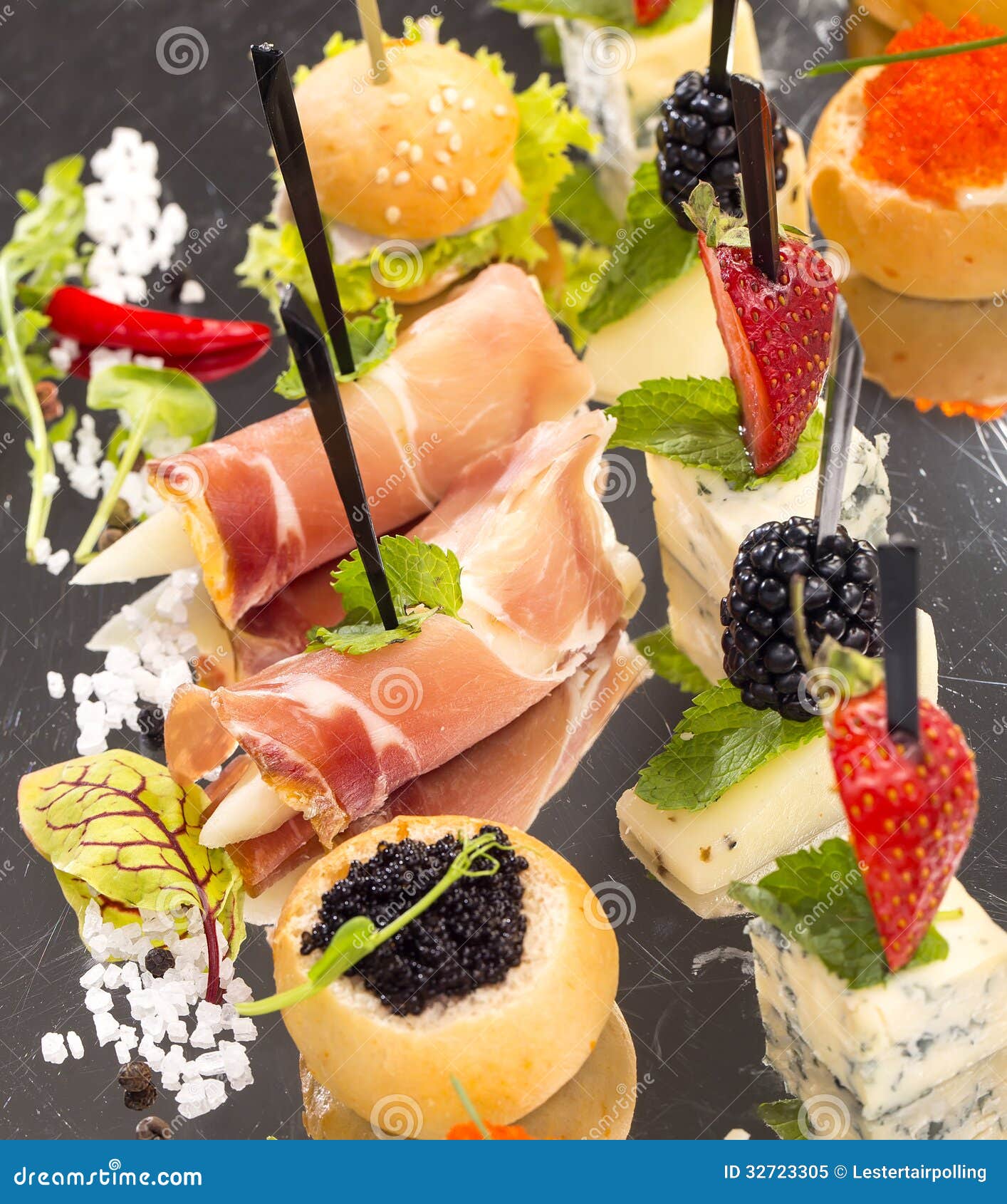 Canape stock image. Image of party, restaurant, prepared - 32723305