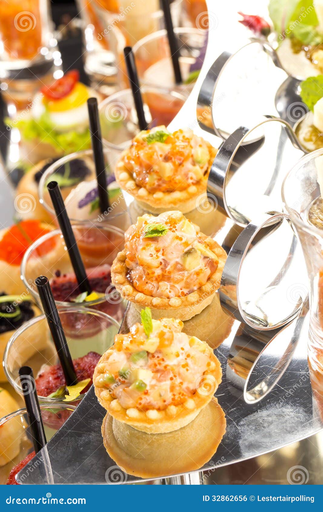 Canape stock photo. Image of rolled, canape, green, platter - 32862656