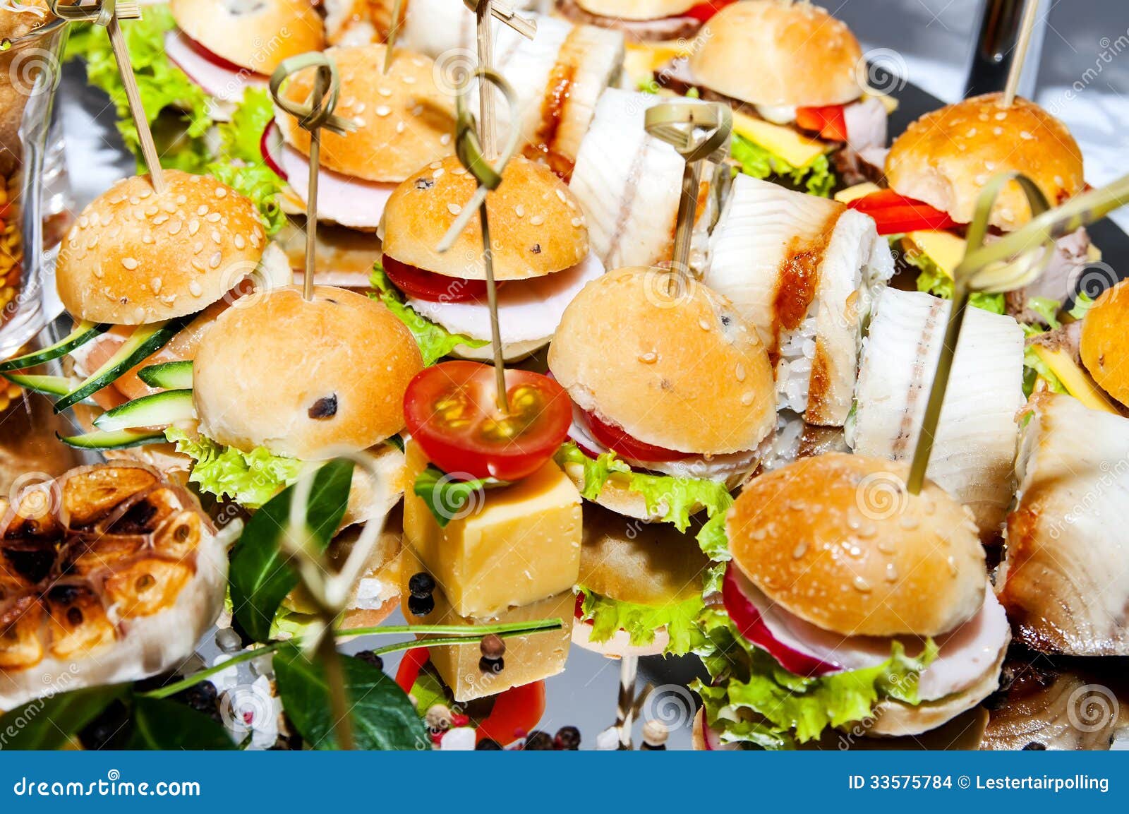 Canape stock photo. Image of fresh, nuts, rolled, relish - 33575784