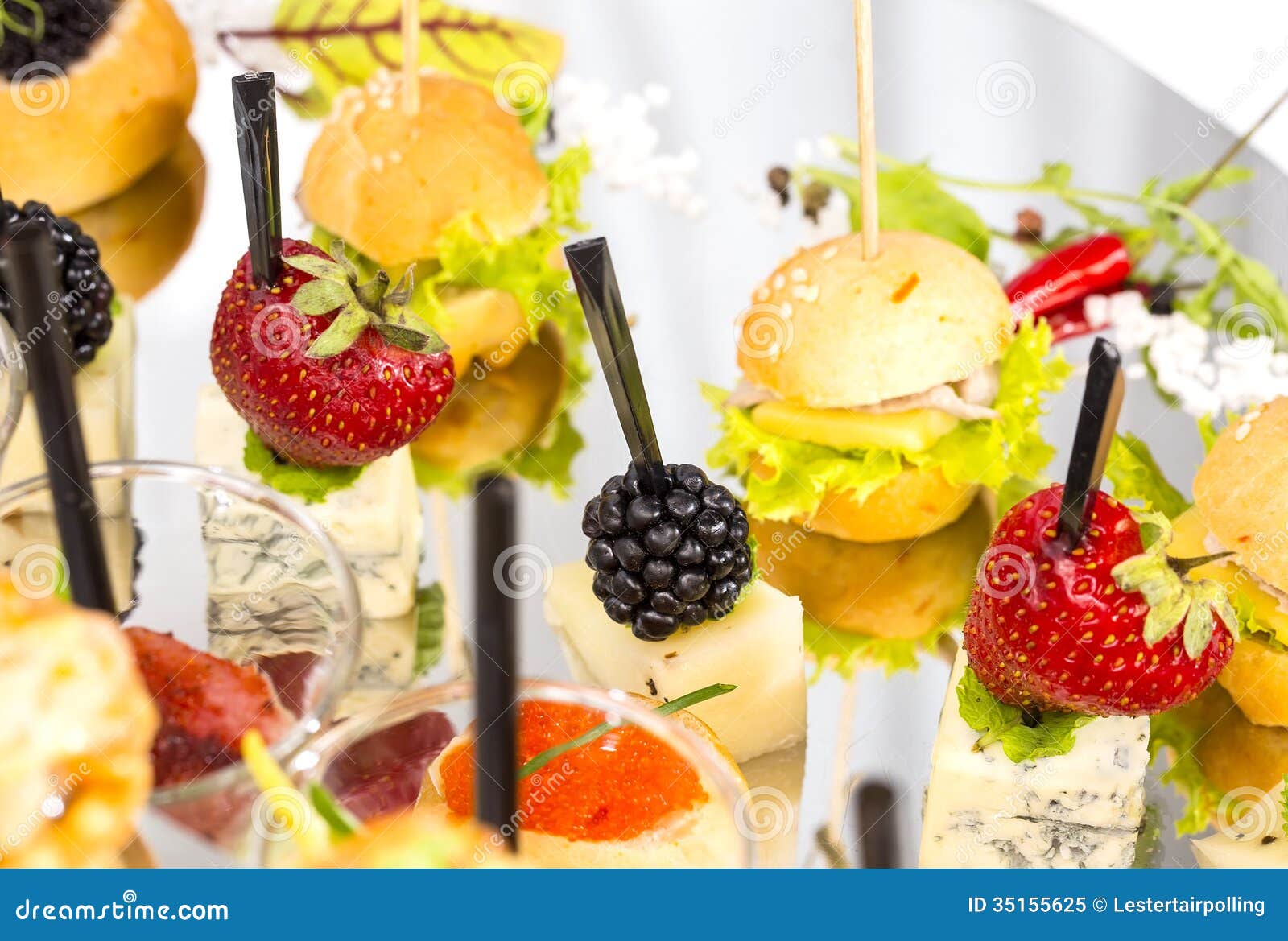 Canape stock image. Image of prepared, gourmet, dough - 35155625