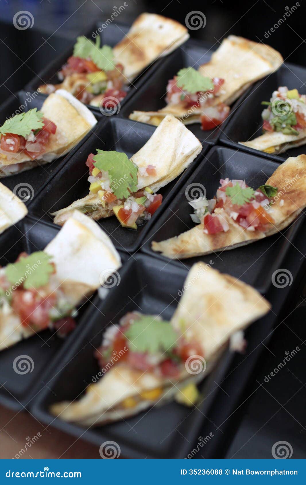 Canape serve in party stock photo. Image of gourmet, canapes - 35236088