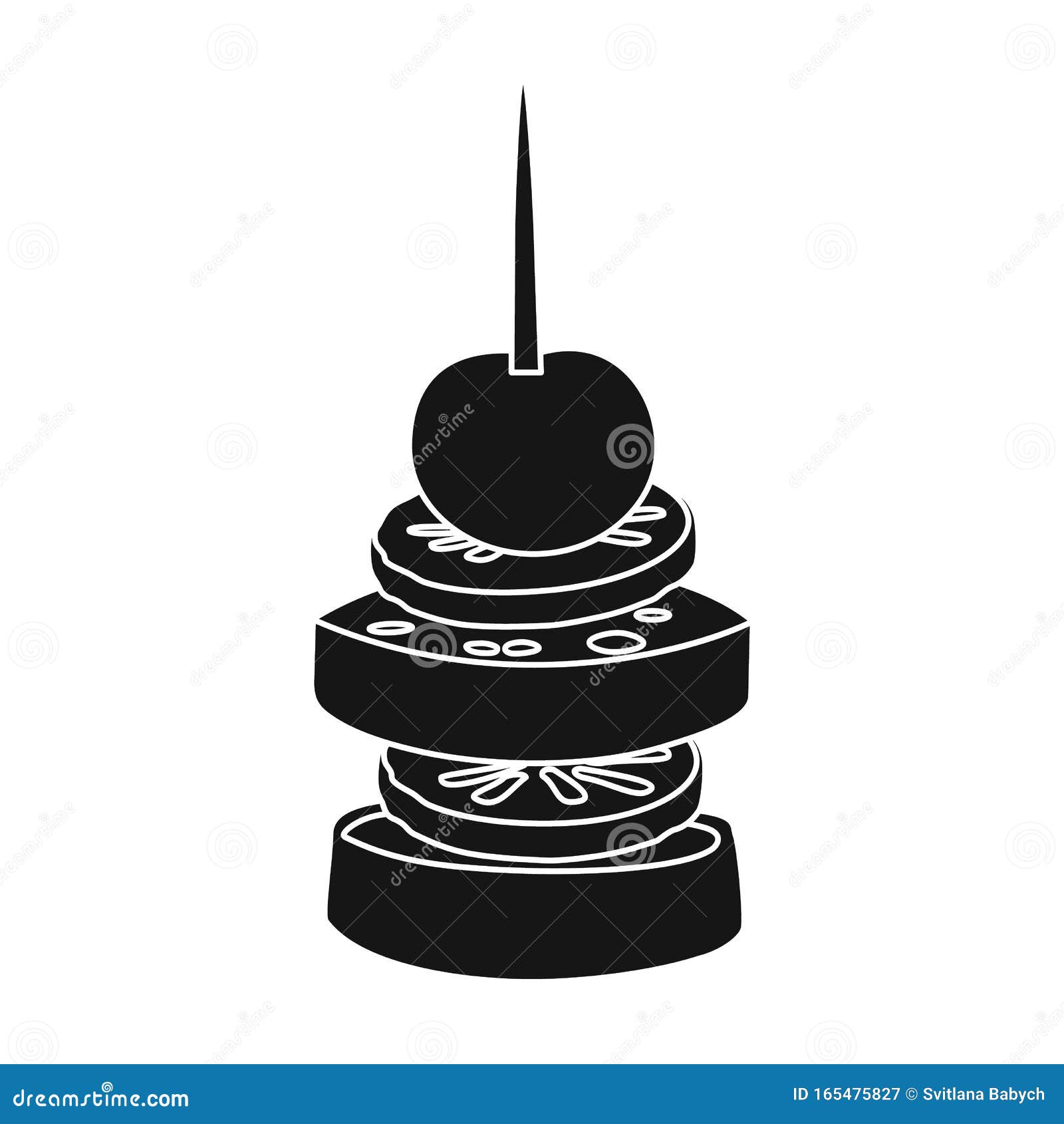 Canape Vector Icon.Black Vector Icon Isolated on White Background ...