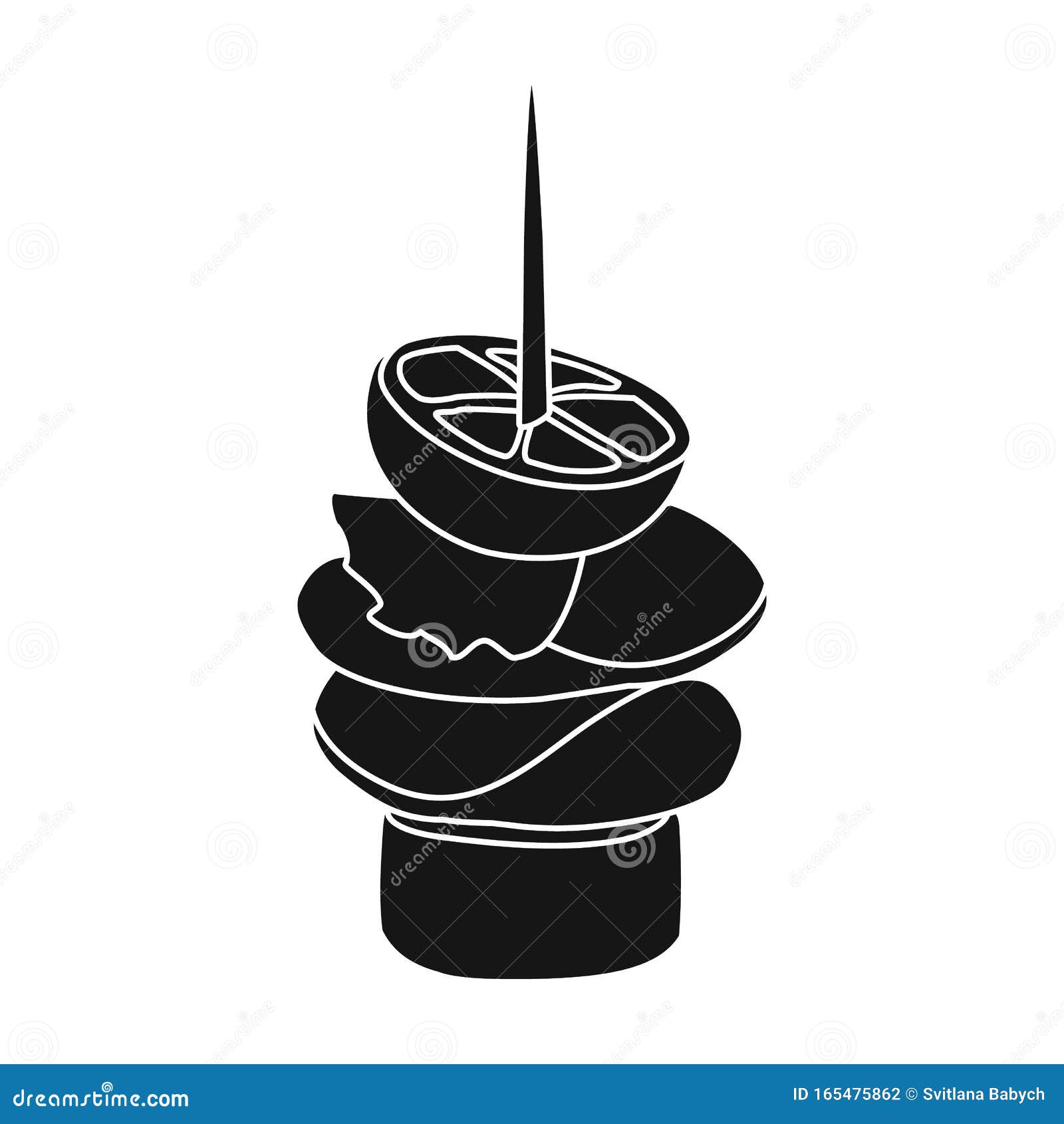 Canape Vector Icon.Cartoon Vector Icon Isolated On White Background ...